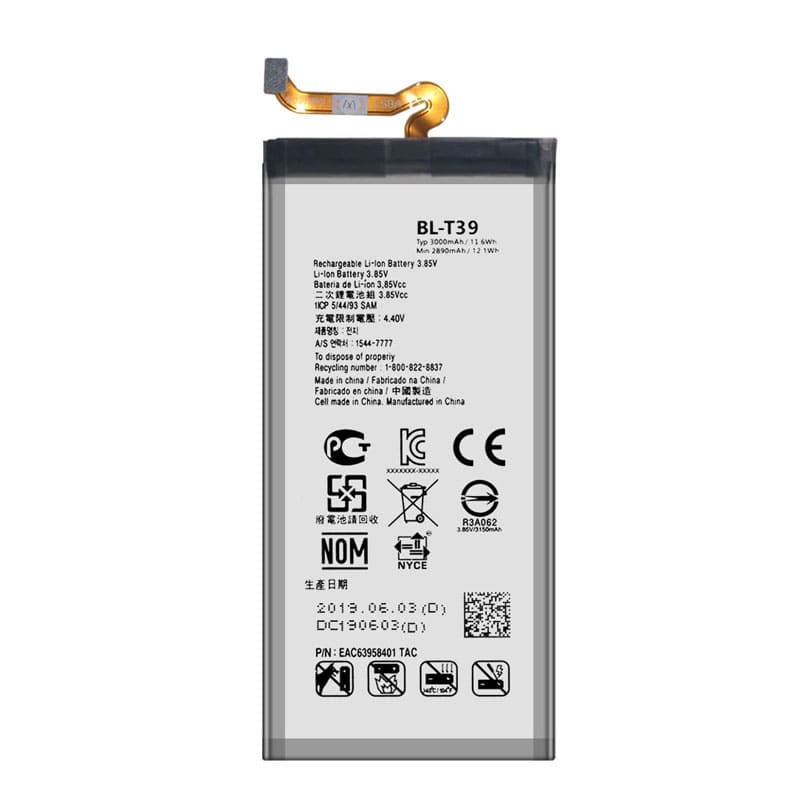 باتری الجی LG K40 مدل BL-T39 – فروشگاه اینترنتی باتری تل