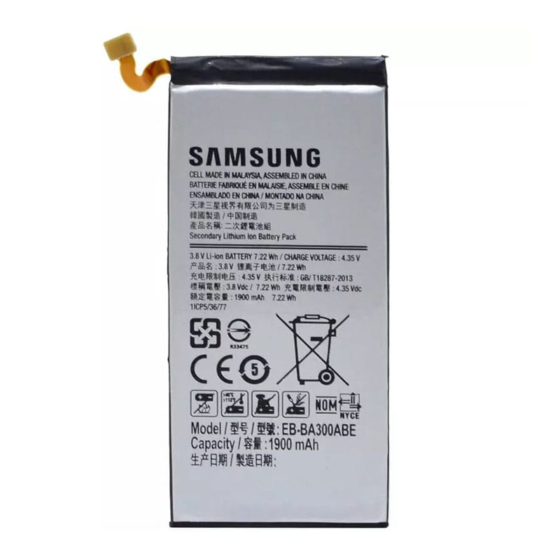 باتری سامسونگ Samsung Galaxy A3 مدل EB-BA300ABE – فروشگاه اینترنتی باتری تل