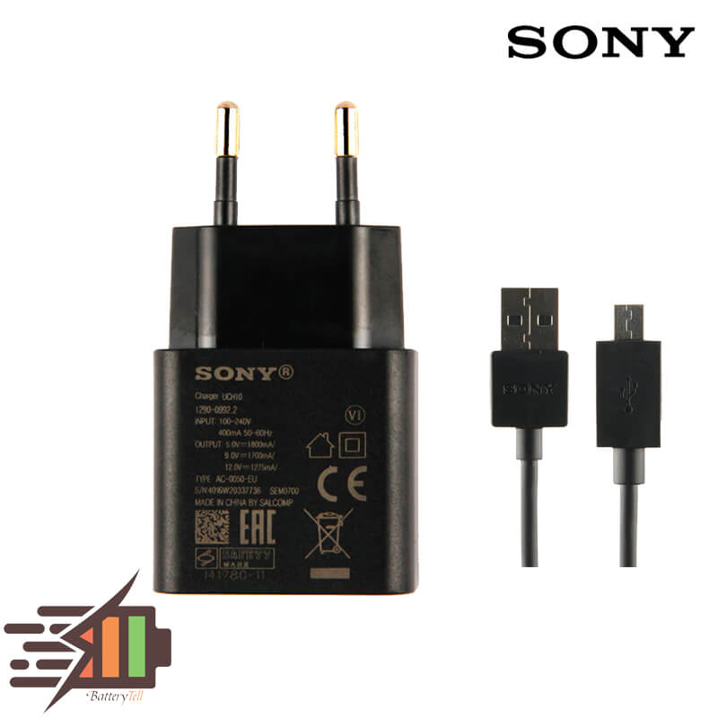 شارژر و کابل شارژ سونی Sony 18W Micro USB – فروشگاه اینترنتی باتری تل